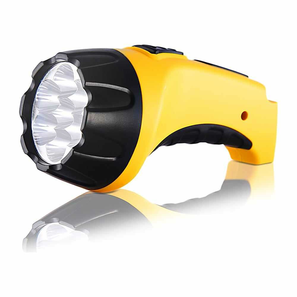 Яркий ЛУЧ Фонарь LA-07 аккумуляторный, 7 светодиодов, встр. вилка д/прямой зарядки от 220В 4606400104292