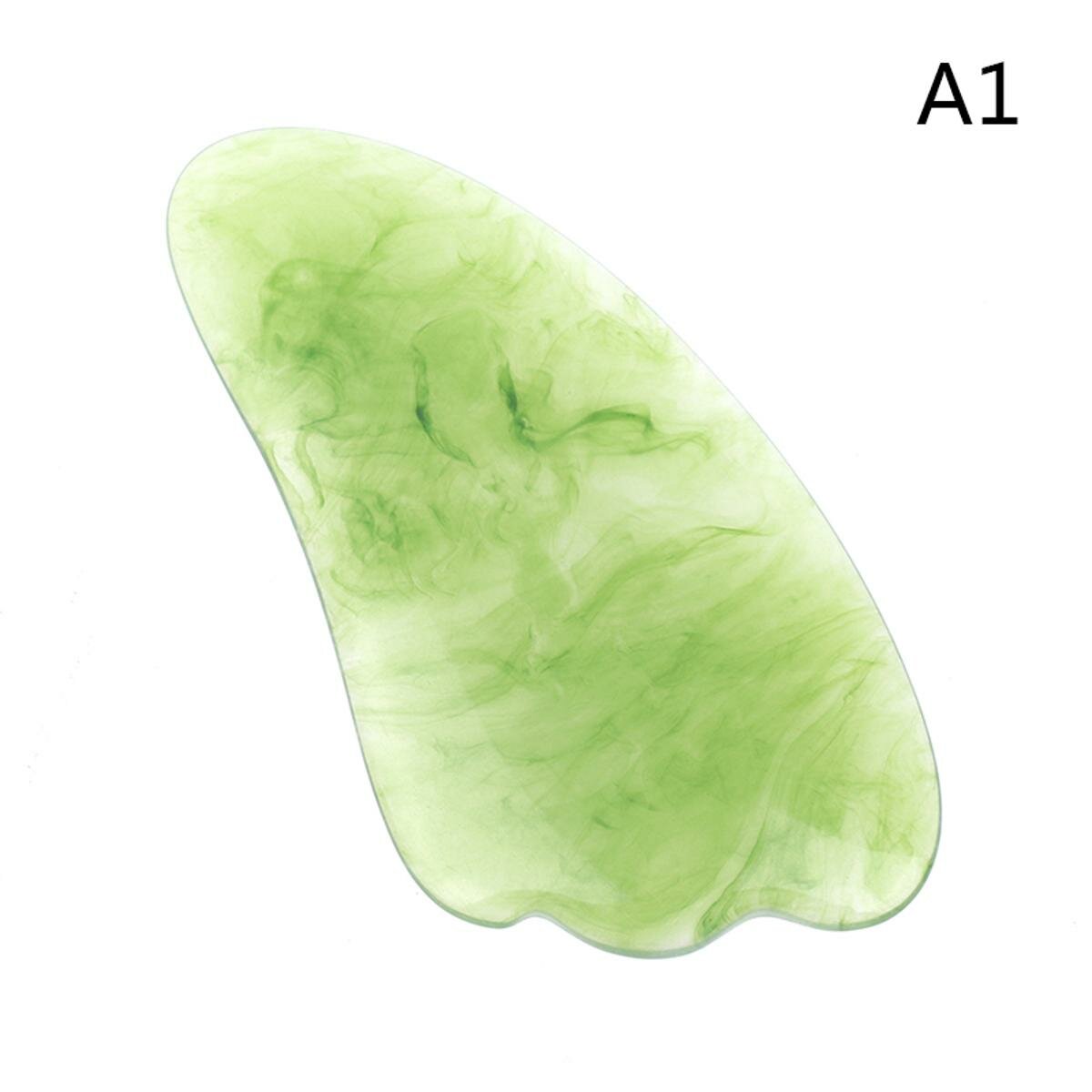 Натуральный массажер для лица скребок нефритовый ролик гуаша скребок роликовый лицо гуаша