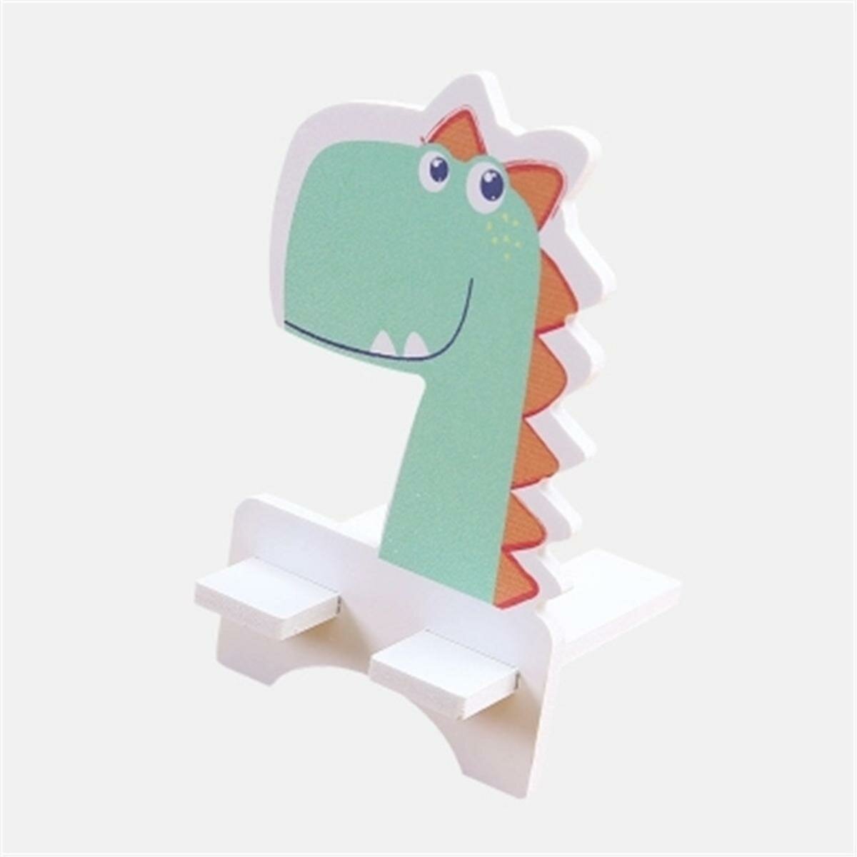 Универсальный деревянный держатель для мобильного телефона с рисунком милой кошки собаки настольная подставка для сотово