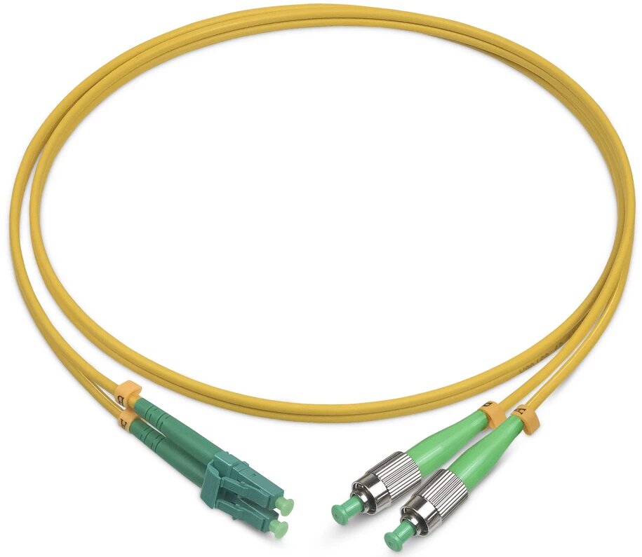 Патч-корд Cabeus 1м (FOP(d)-9-FC/APC-LC/APC-1m)