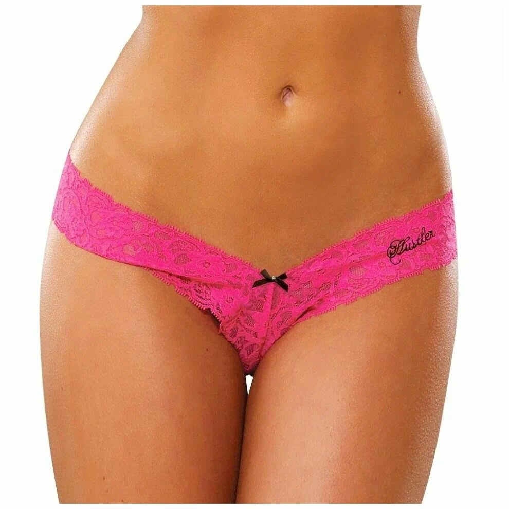 Стринги Hustler кружевные, M/L, розовый