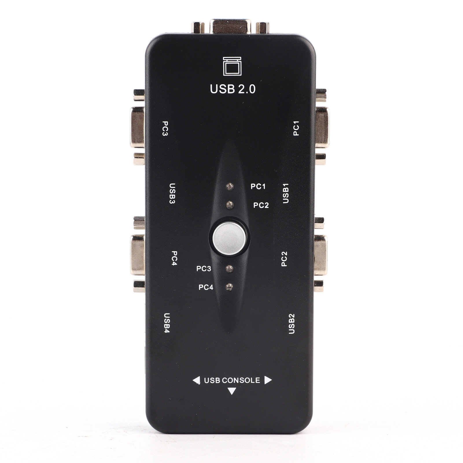 4-портовый USB 2.0 KVM VGA/SVGA монитор концентратор компьютерный коммутатор адаптер устройства для подключения клавиатуры ПК