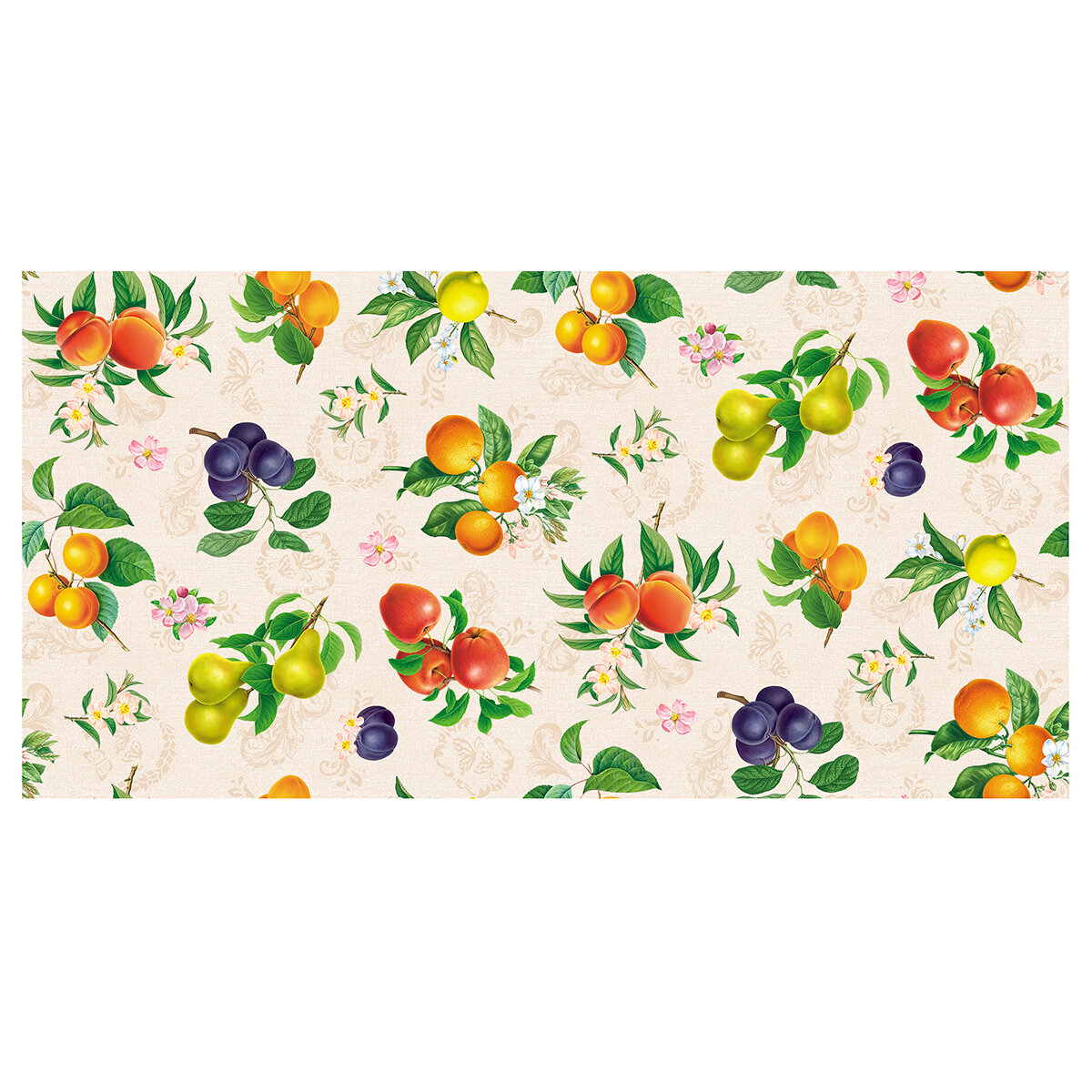 Клеенка столовая на нетканой основе Колорит Мажор 638/2, 1,35 x 20 м