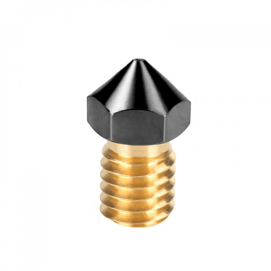 Сопло E3D V6 с тефлоновым покрытием для 3D-принтера 0.2мм.