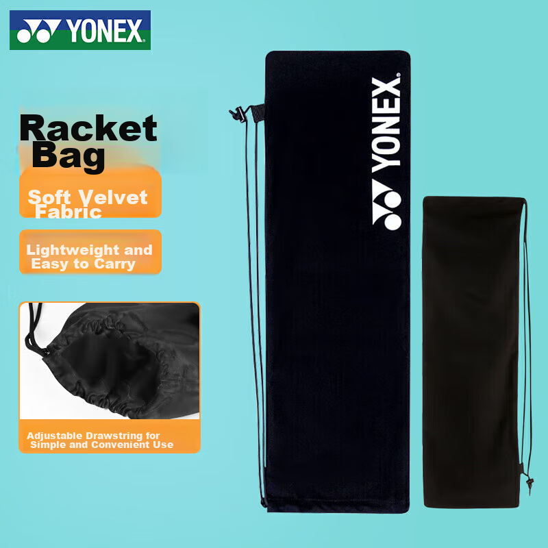 YONEX Badminton Bag, Competition And Training, Lightweight And Simple Racket Case, BA248CR007, Black