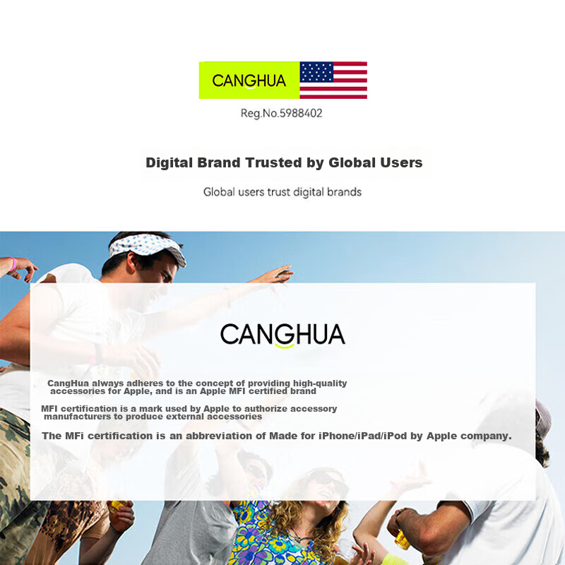 CangHua Compatible AirPods 4 Charging Cable, Dual-Head Type-C Data Cable, Apple Bluetooth Earphone Charging Case Fast Charging Cable, Universal for AirPods 4th Generation/AirPods Pro 1st And 2nd Generation