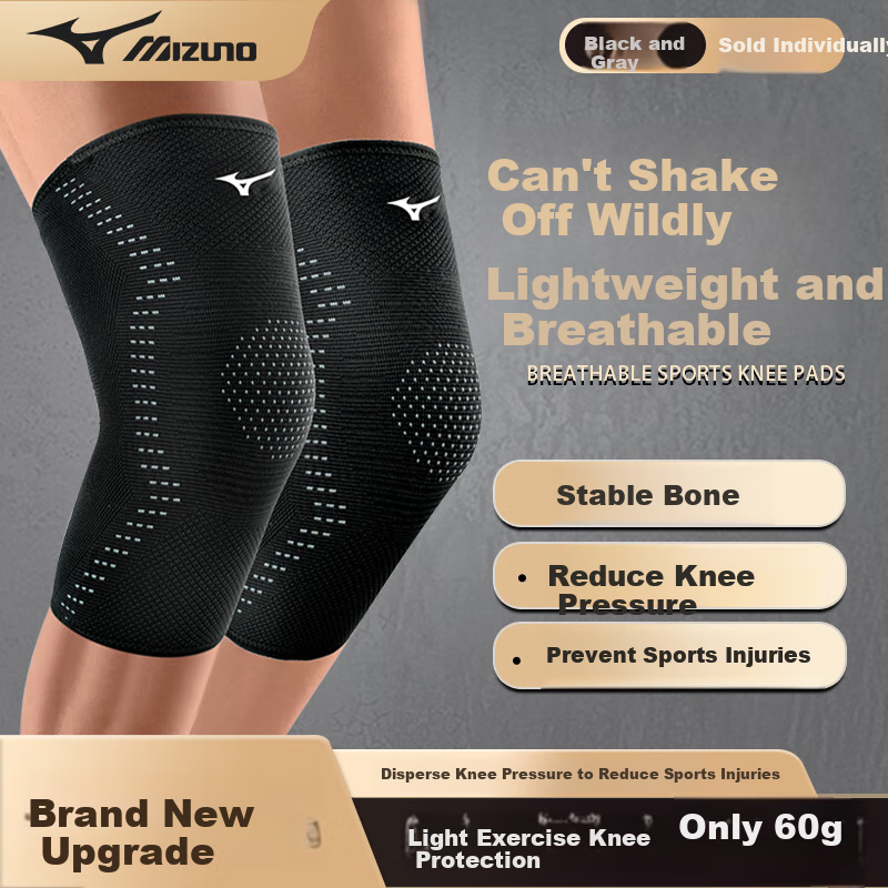 MIZUNO Sports Running Knee Brace for Arthritis, Cold Legs, Meniscus Injury, Medical Specialized Basketball Badminton Knee Pads
