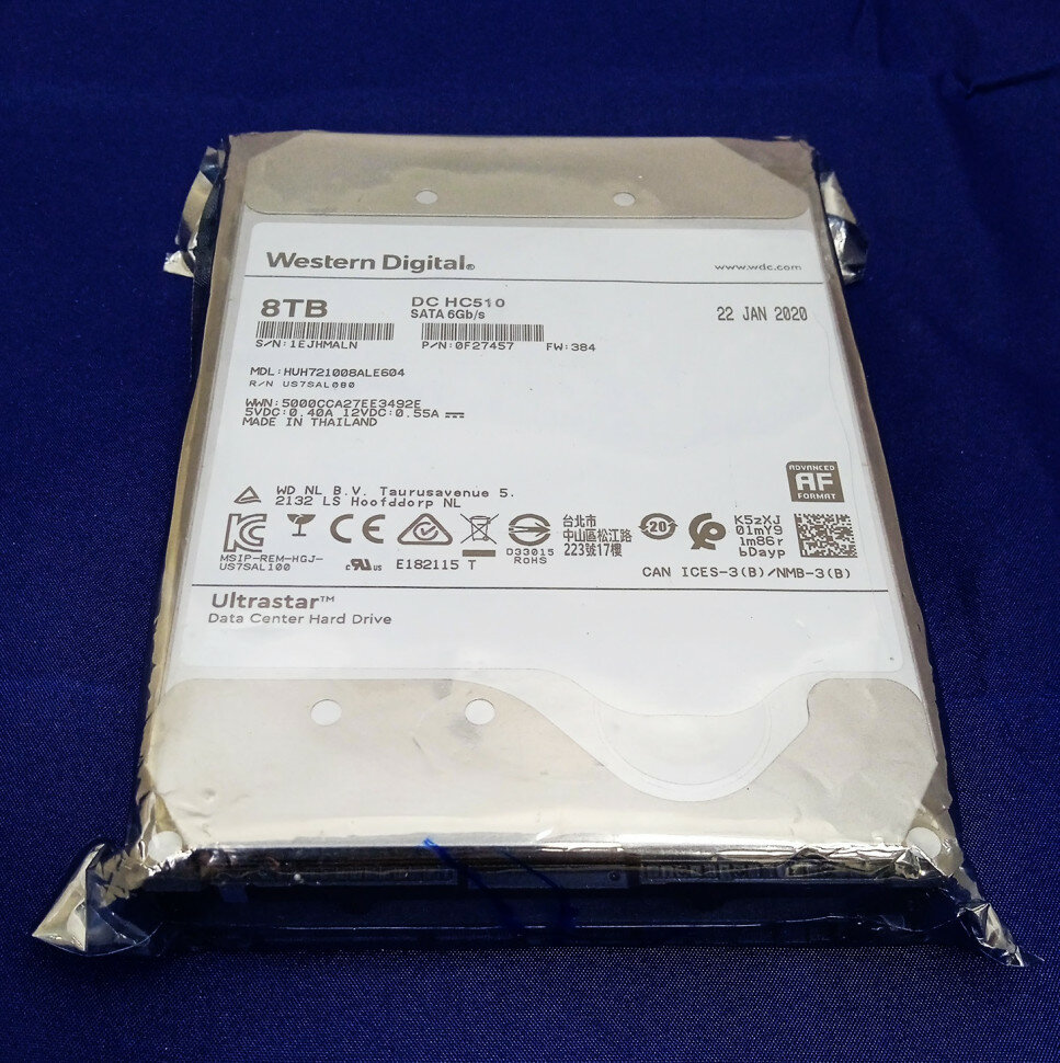 Жесткий диск Western Digital HUH721008ALE604, 8Тб