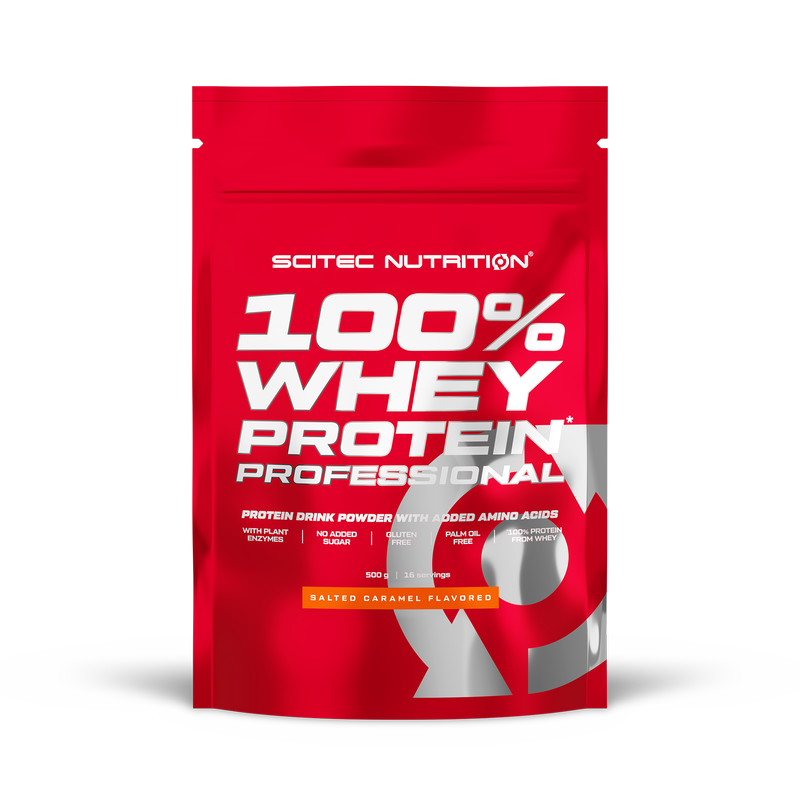 Scitec Nutrition, 100% Whey Protein Professional (500 g) (Соленая карамель)