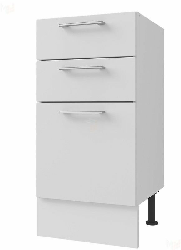 Кухонный модуль Оптима Стол 40 - 3 ящика, цвет Арктик