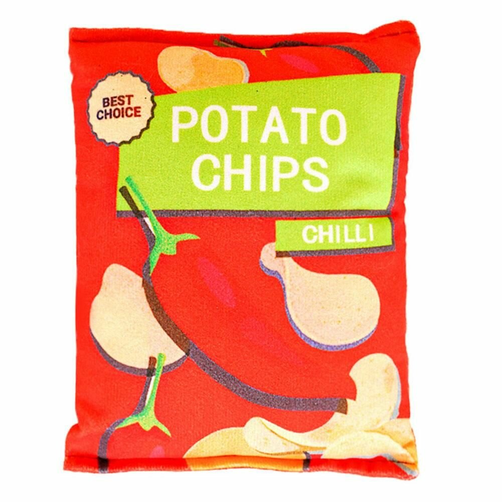 Плюшевая игрушка для собак с имитацией картофельных чипсов/плюшевая игрушка со звуком домашнего животного