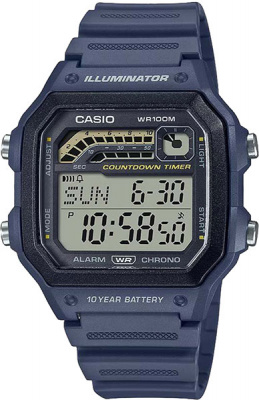 Наручные часы CASIO Collection, черно-синий