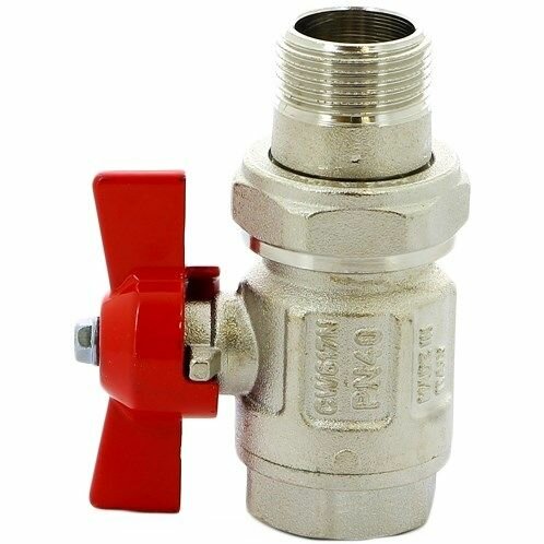 Шаровой кран ProEXPERT со сгоном, ВН, вентиль-американка, 1 1/4 дюйма