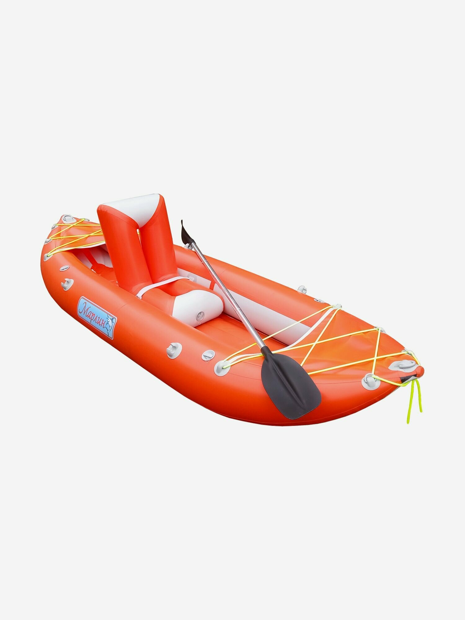 Байдарка надувная Марлин 310 НД, каяк лодка + кресло + весло