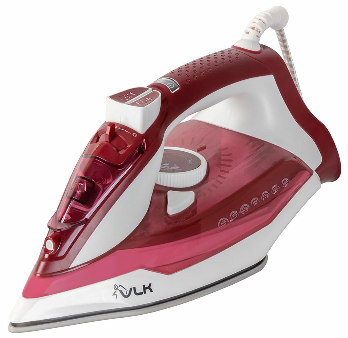 Утюг VLK VESUVIO 2300, белый/пурпурный