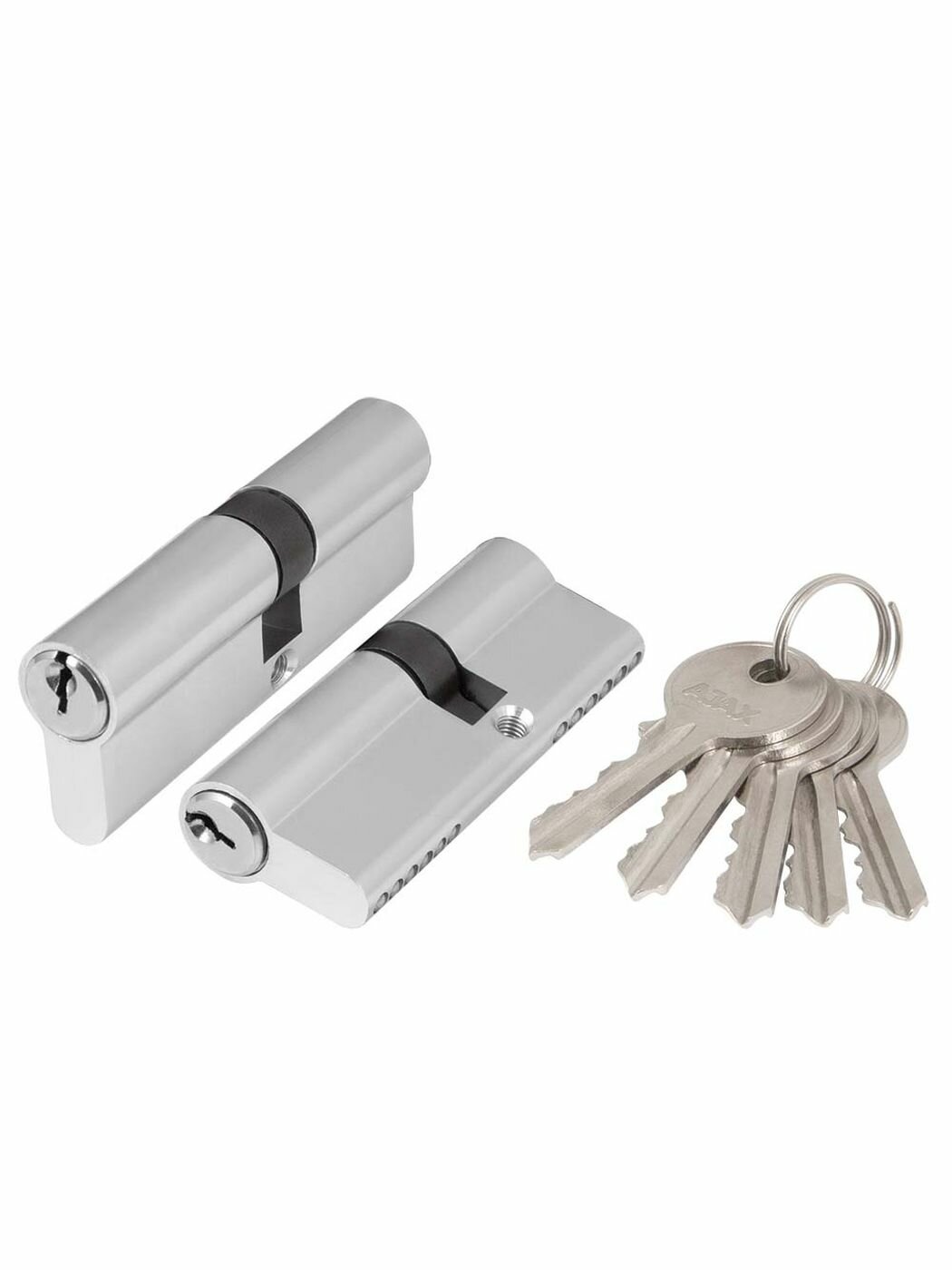 Цилиндровый механизм AZ100/100 mm (45+10+45) CP хром 5 кл.