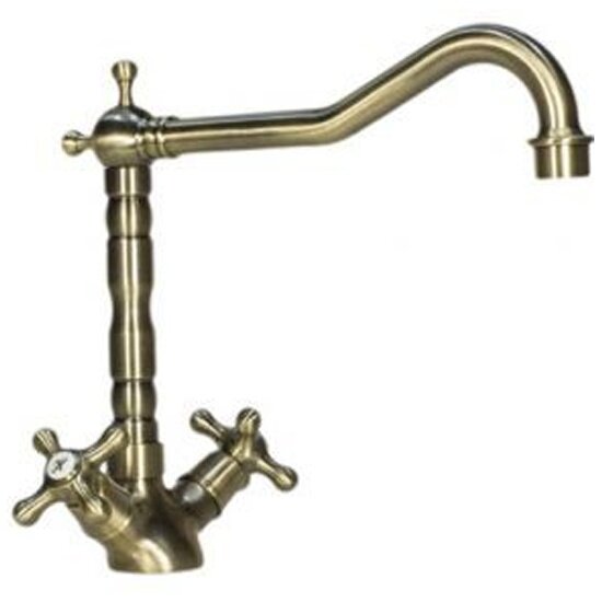 Смеситель для кухни Ulgran U-014, цвет бронзовый