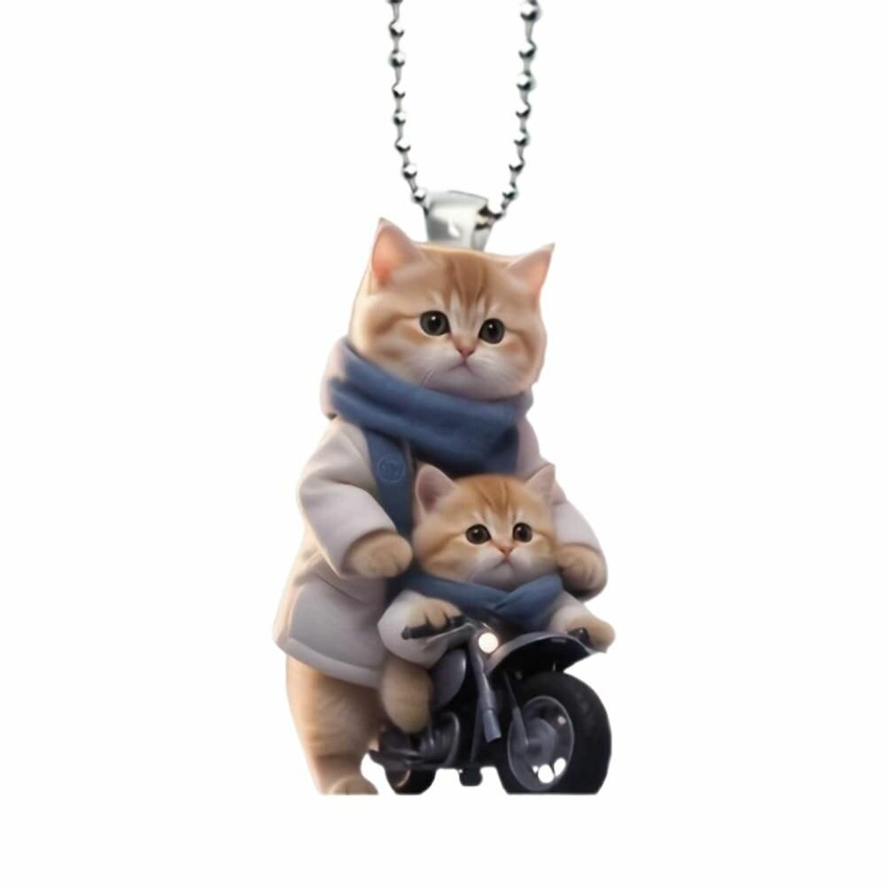 Милая подвеска для автомобиля в виде кошки
