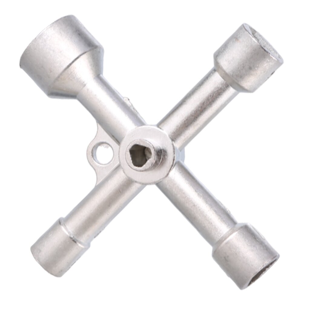 Ключ Для Электрического шкафа 5 В 1 Ключ Для Коммунальных служб, Пересекающий Треугольники Ключ для Крана, Открывающий Электрический Шкаф Для Сантехники