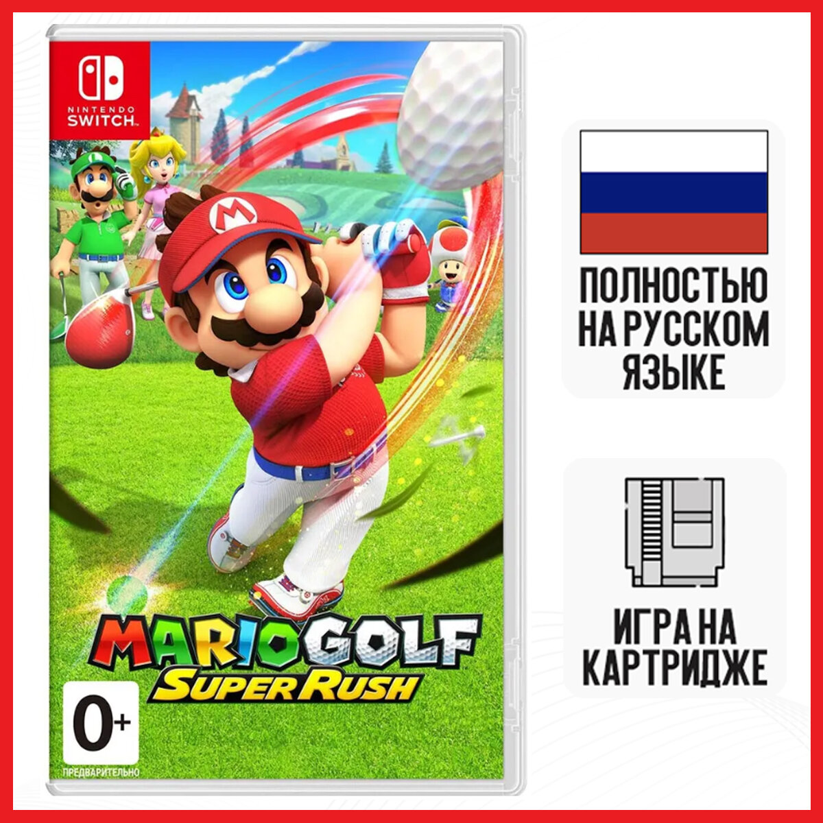 Игра Mario Golf: Super Rush (Nintendo Switch, Русская версия)