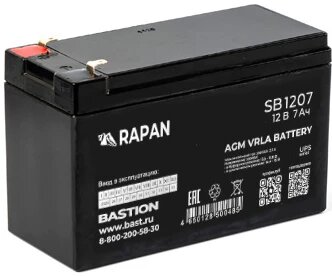 Аккумуляторная батарея Бастион RAPAN SB 1207 (9163)