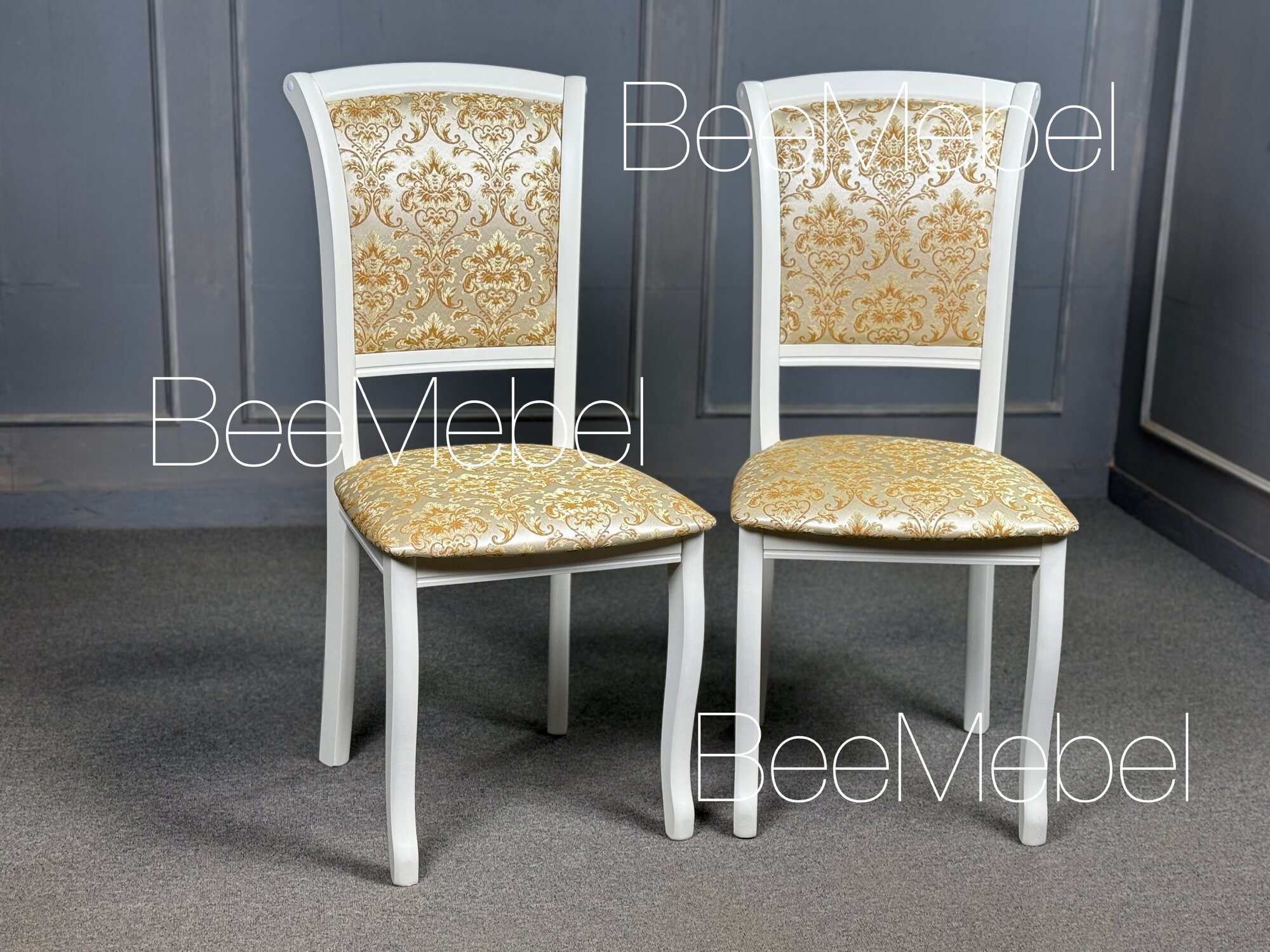 Стул "Марби", массив бука, обивка турецкий жаккард, мягкое сиденье