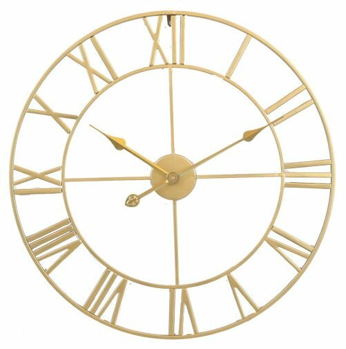 Часы настенные, металлические бесшумные настенные часы, офисное украшение, диаметр 40 см