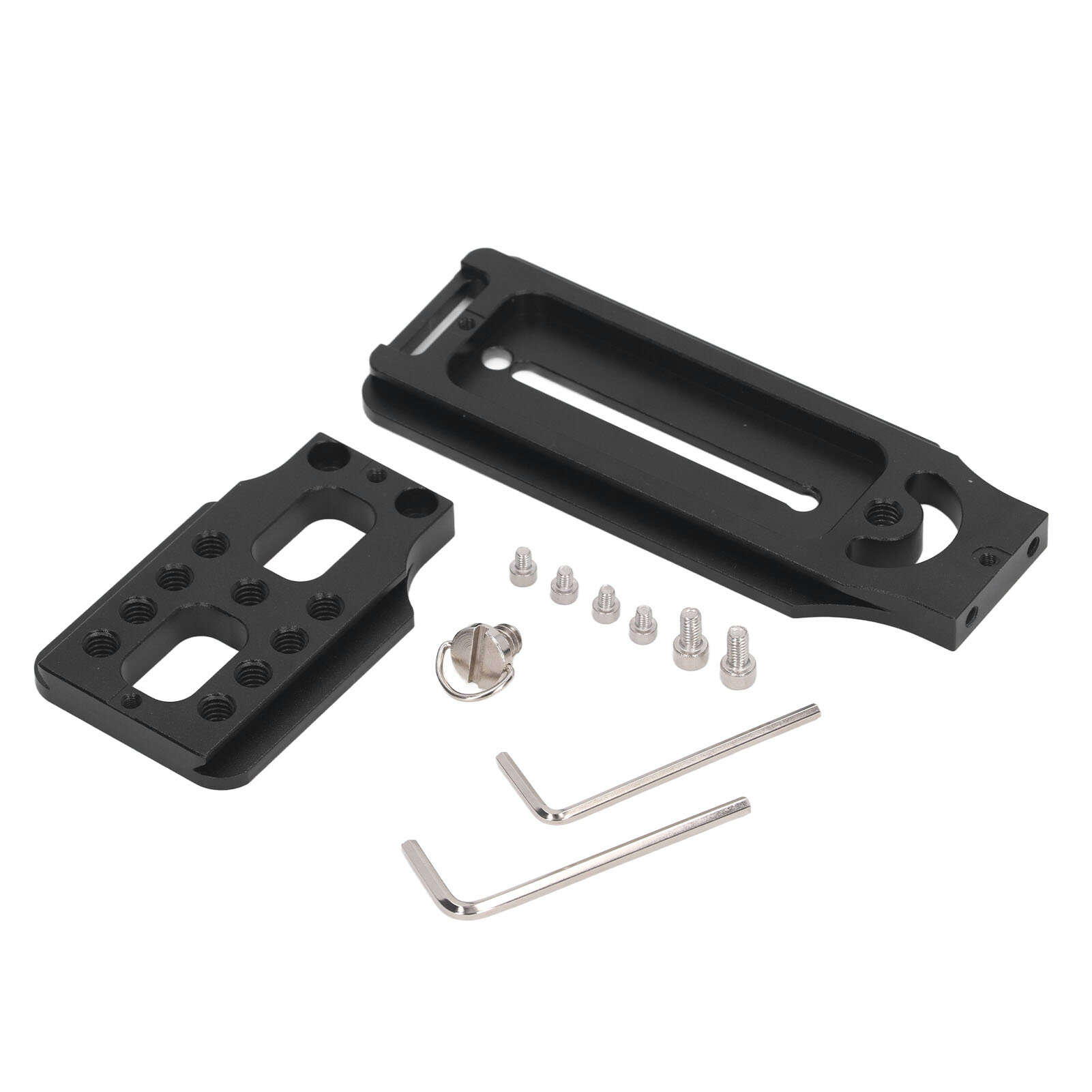 Кронштейн для камеры L-образной формы из алюминиевого сплава с вертикальным и горизонтальным переключением, быстросъемная площадка с резьбовым отверстием 1/4 дюйма для стабилизатора цифровой камеры