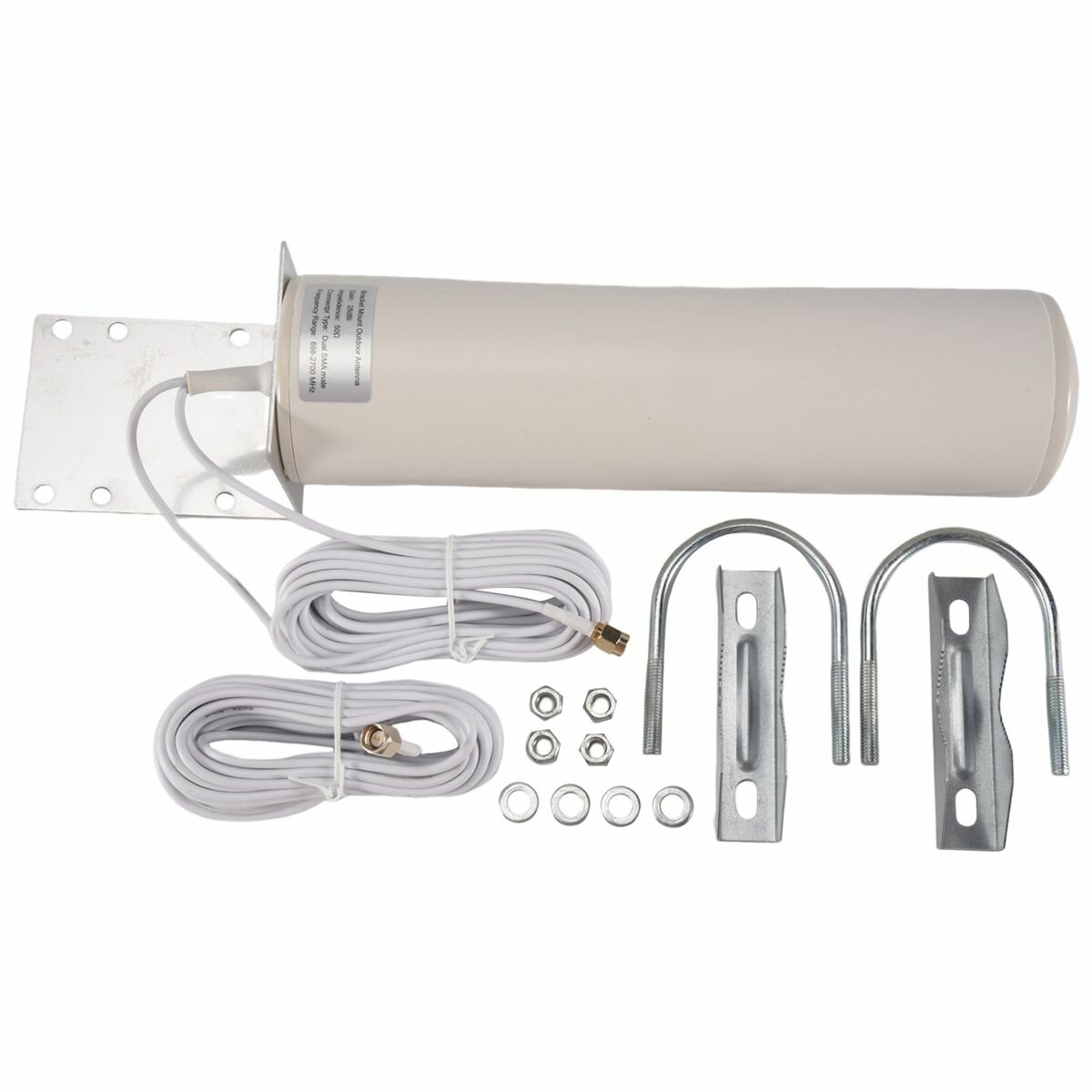 Антенна Wi-Fi 4G LTE Antena SMA 12DBi Omni Антенный штекер 5 м с двойным кабелем 2.4GHz для маршрутизаторов B315 E8372 E3372 Male