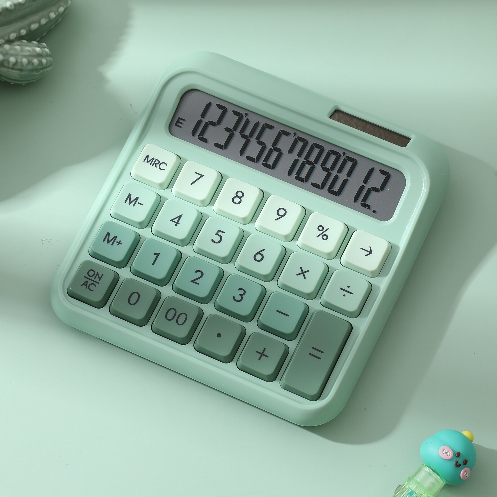 Калькулятор настольного компьютера 12 цифр большой и ЖК -дисплей.