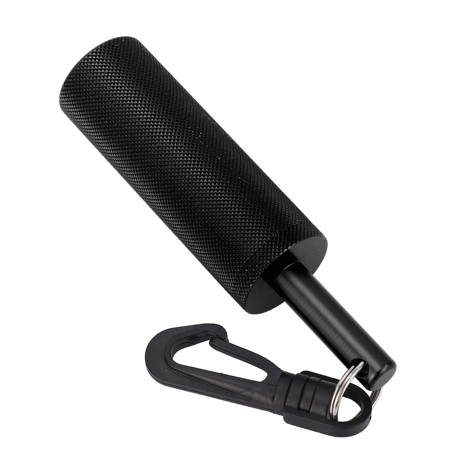 Underwater Shaker из алюминиевого сплава с антискользящей текстурой Звонок сигнальный Палка для дайвинга с поворотным крюком 360° для скуба-дайвинга Черный 1 шт.