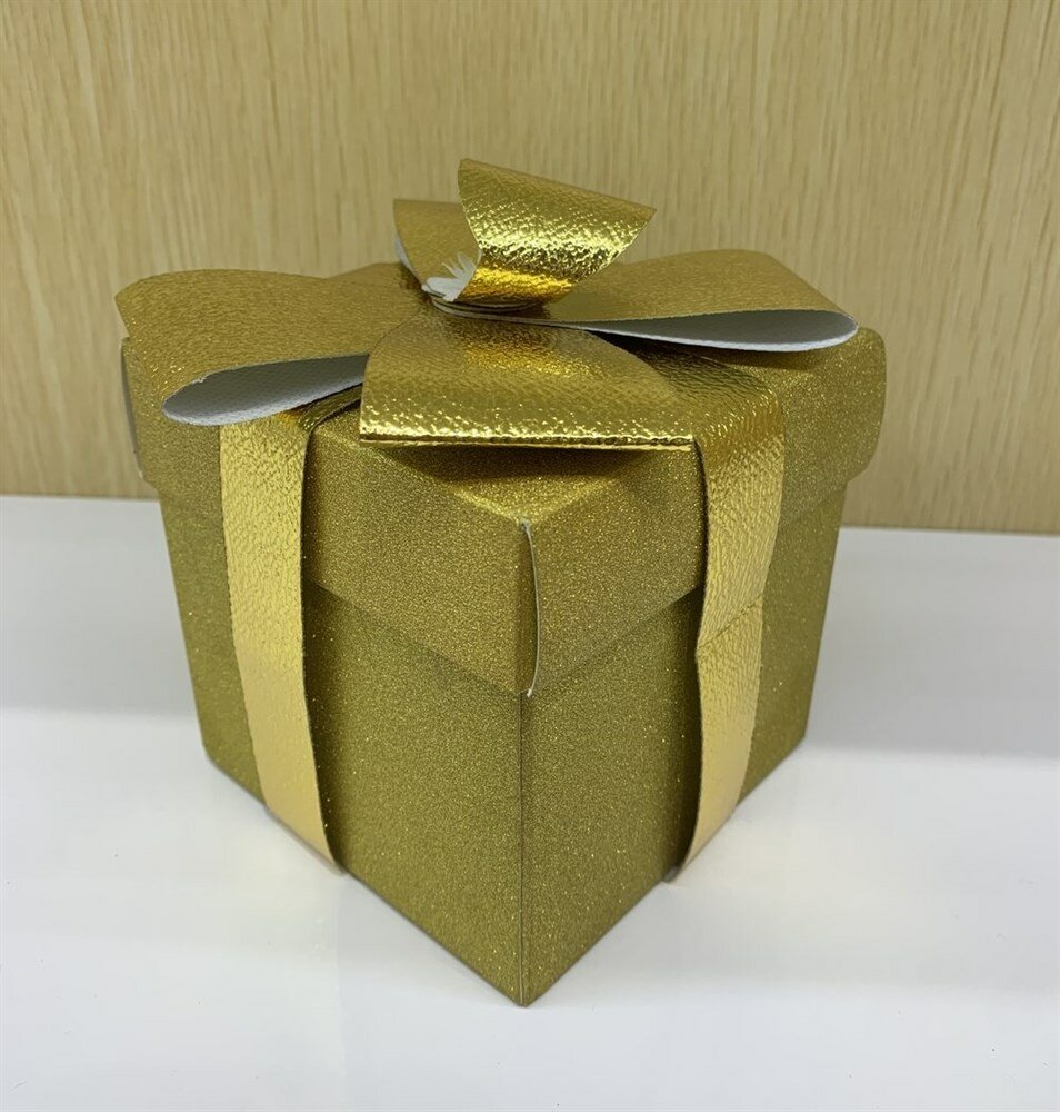 Коробка подарочная (бумага 350г/м2), L=25 W=25 H=25 см