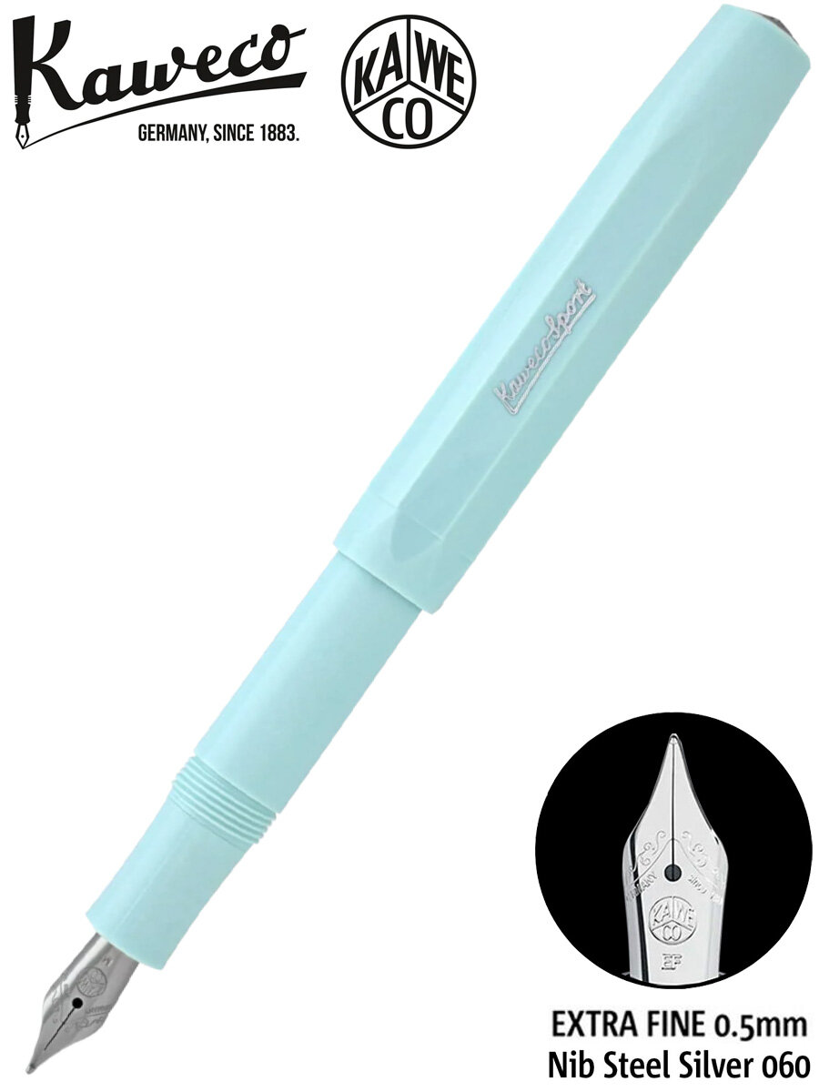 Перьевая ручка Kaweco SKYLINE Sport Mint (10000754) EF 0.5 мм, мятный