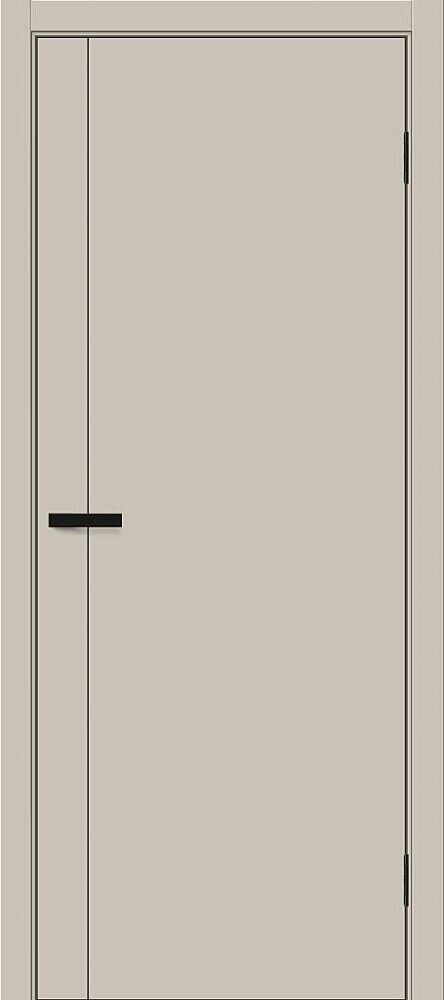 Межкомнатная Дверь ПЭТ Bravo Браво-0.10 П Cream Silk 700х2000мм (полотно 1шт) / Браво.