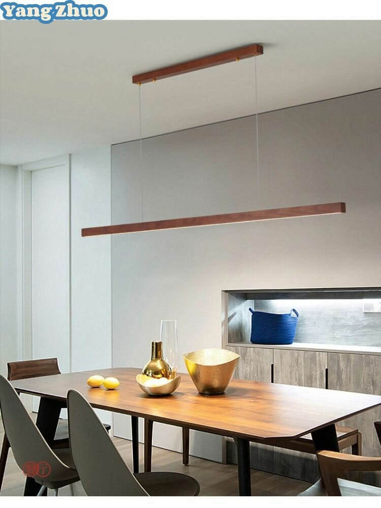 Подвесная люстра из массива дерева