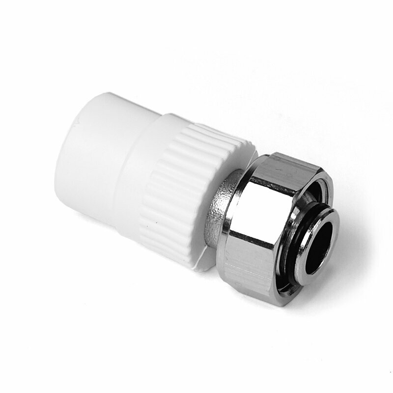 Полипропилен PRO-AQUA муфта с накидной гайкой д-20-3/4 под евроконус PA75010P