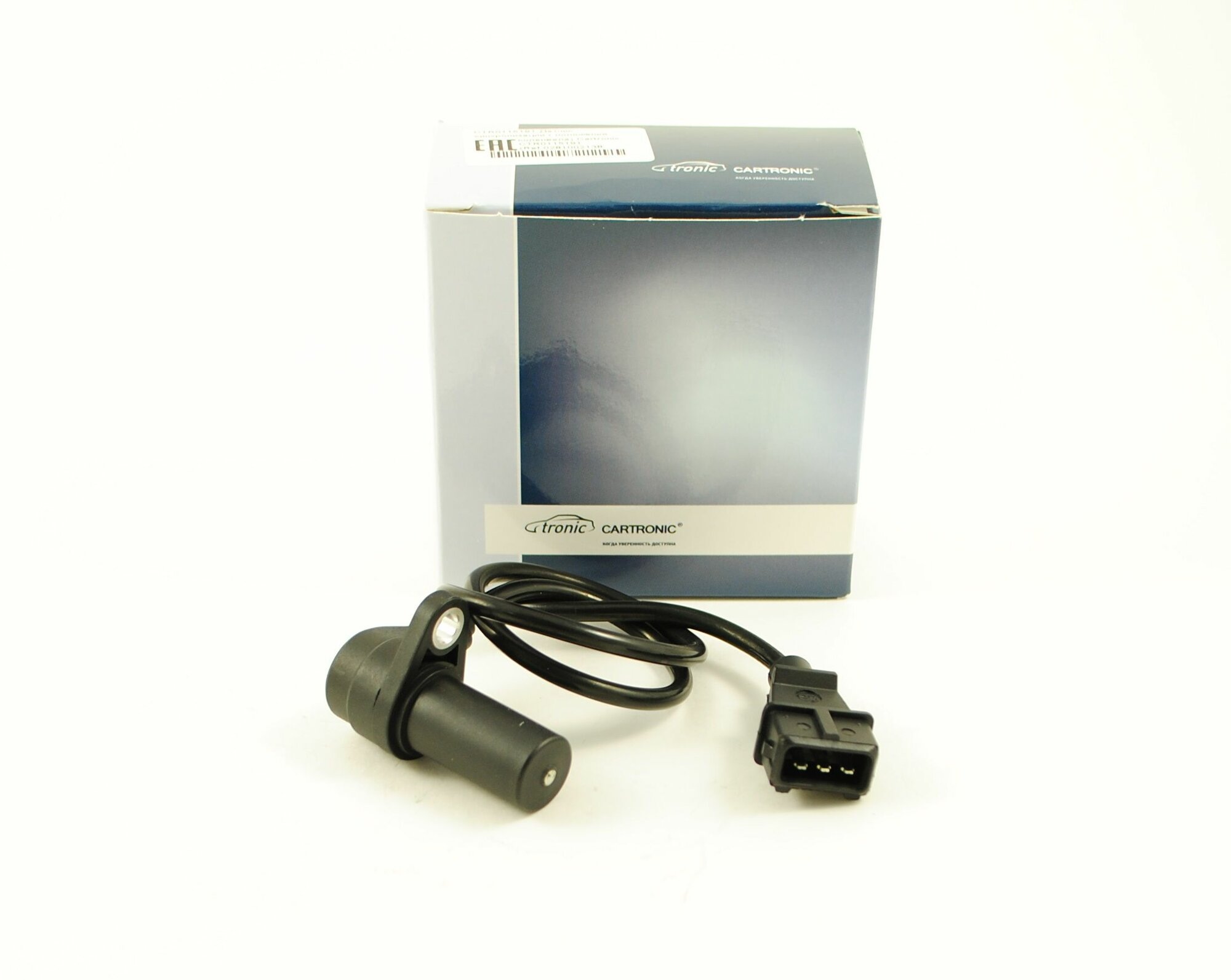 Датчик положения коленвала к авто ГАЗон NEXT МАЗ с применяемость к дв. ЯМЗ 5344 евро 4 КАМАЗ МАЗ CARTRONIC CRTR0115191