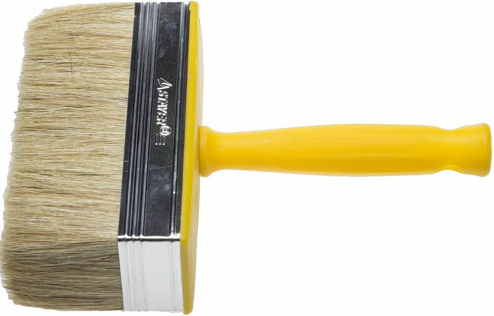 Макловица STAYER Universal MINI, 5х15 см, светлая натуральная щетина, пластмассовый корпус, все виды ЛКМ 0182-15