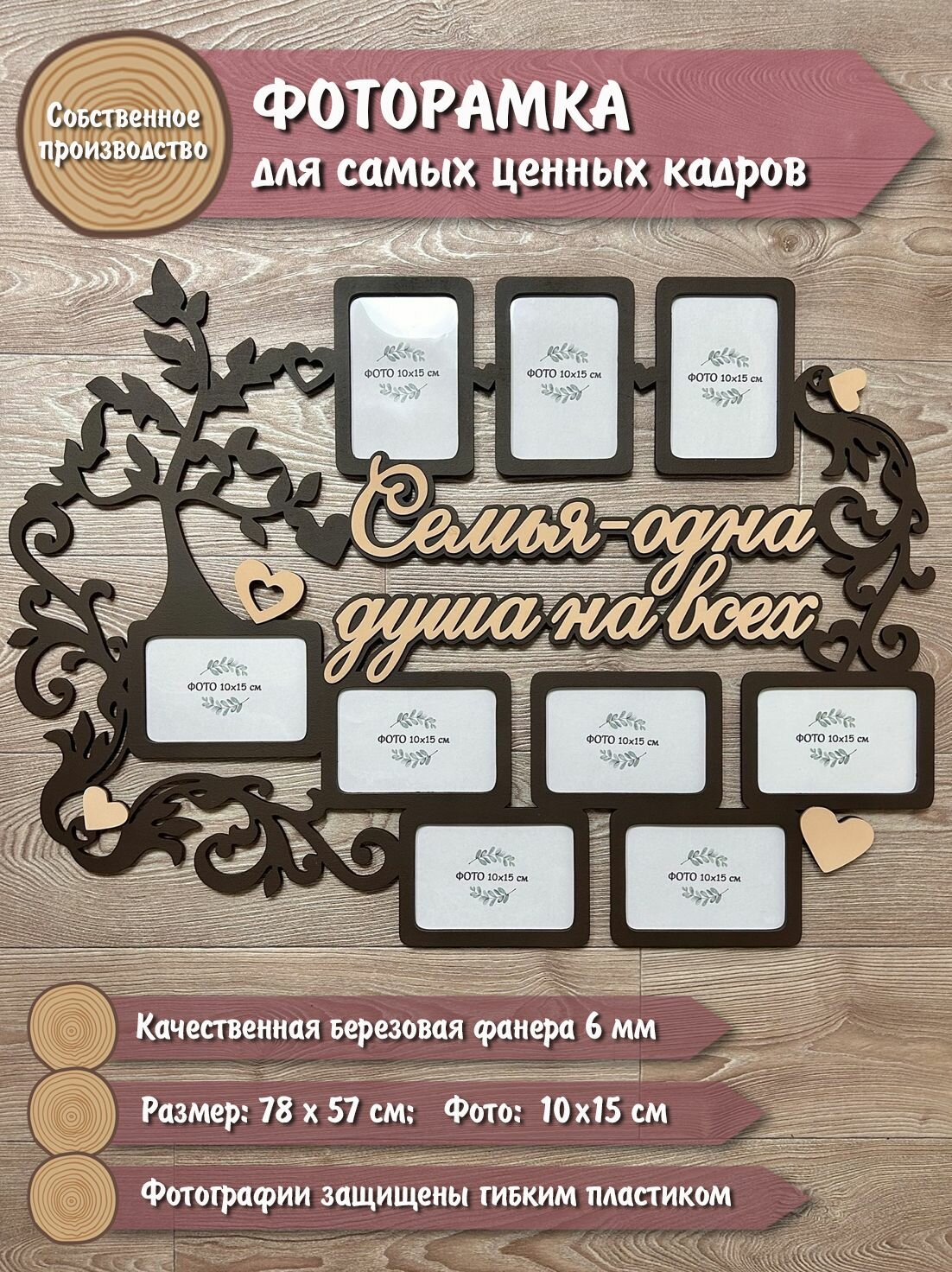 Фоторамка "Семья"