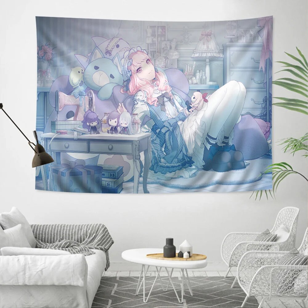 Гобелен аниме Sekai аниме, 70x115cm, цвет Z10