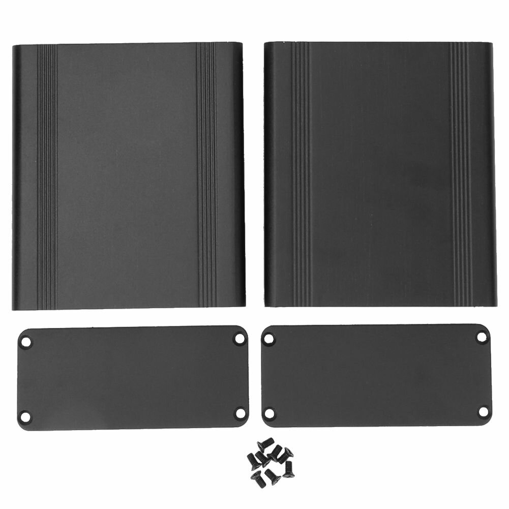 DIY алюминиевый корпус 38x88x100 мм для электроники и инструментов, разборный, охлаждение, защита от удара, комплект для сборки