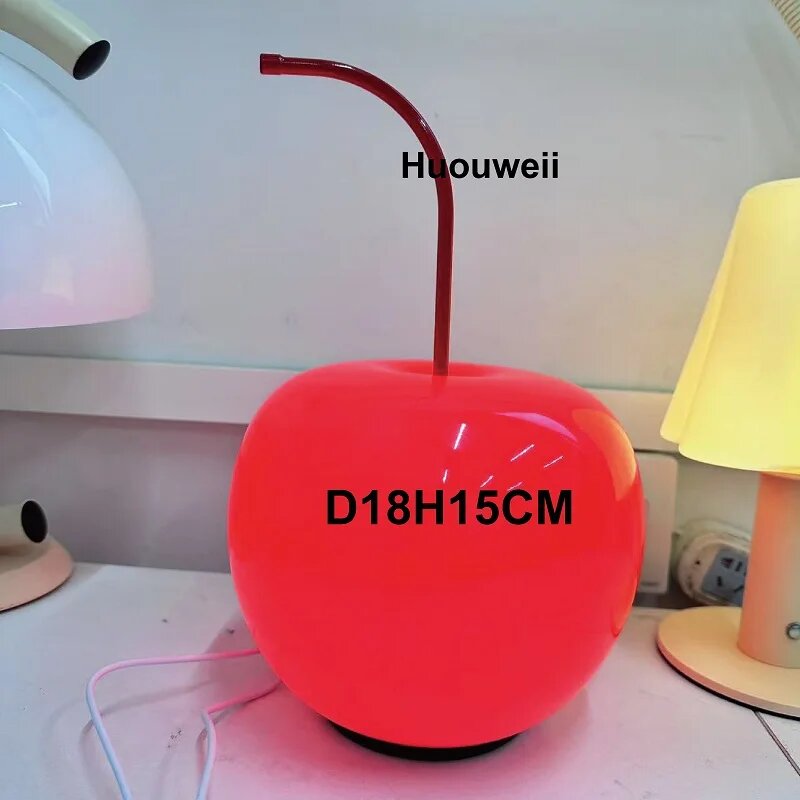 Настольная лампа HUOUWEII из вишневого стекла