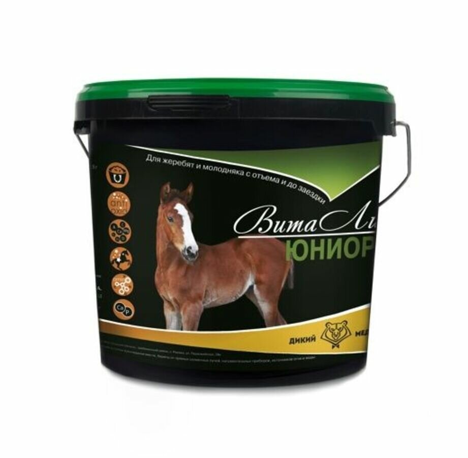 ТМ-Корма: ВитаЛит Юниор подкормка для жеребят и молодых лошадей 4 кг