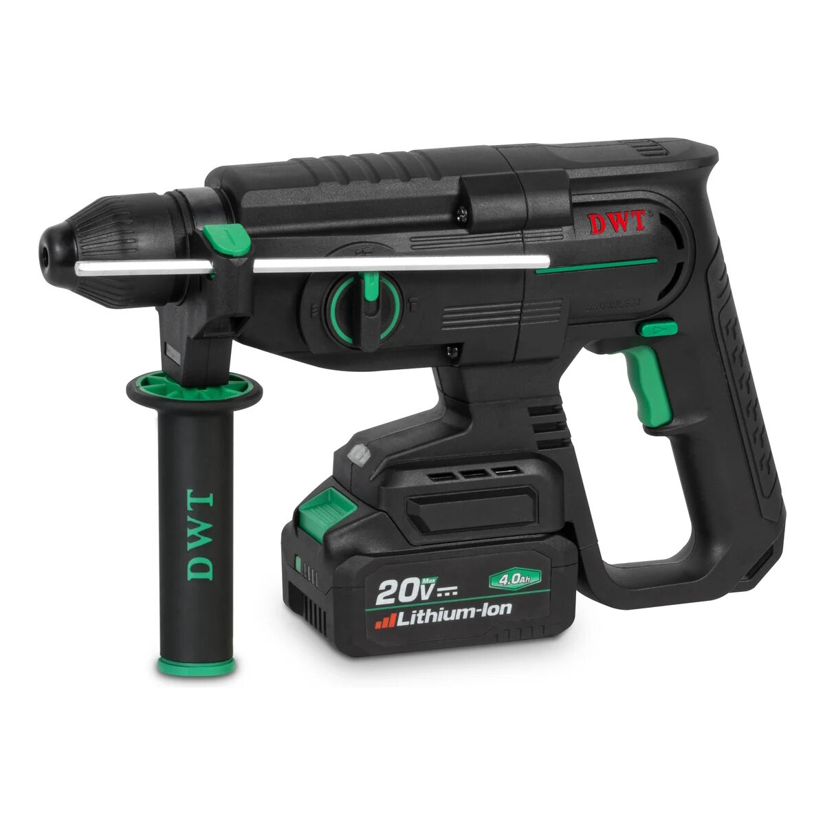 Перфоратор аккумуляторный DWT ABHP-20-26D-4C2 BMC 2,8 Дж, 1200 об/мин, 5300 уд/мин