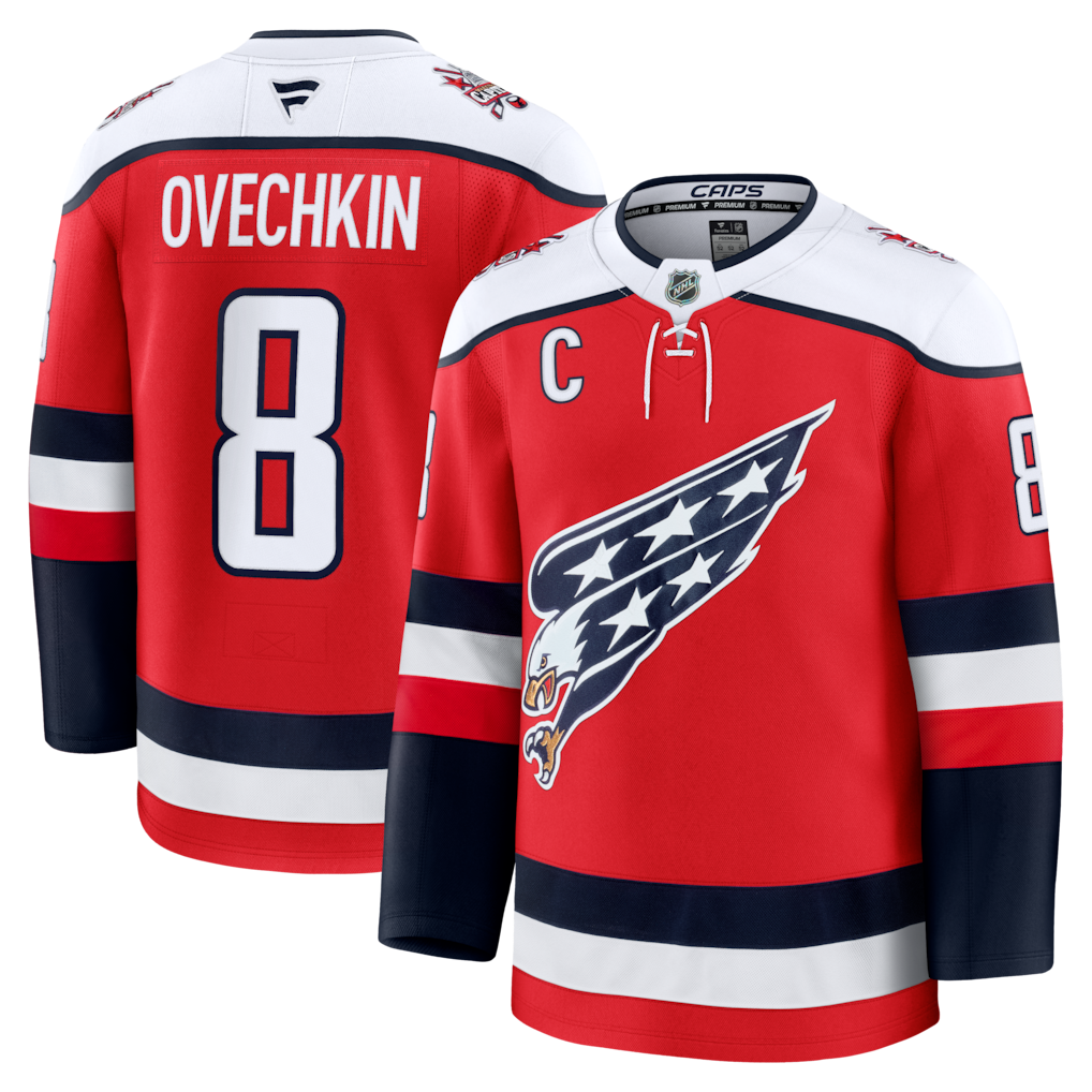 Форма спортивная Хоккейный костюм Washington Capitals 8# Alexander Ovechkin red Jersey