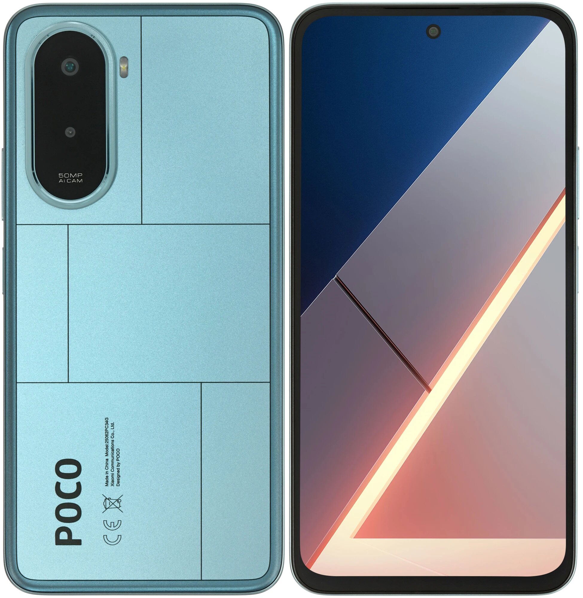 Смартфон Xiaomi POCO M7 8/256 ГБ, Dual nano SIM, Blue (голубой), EU