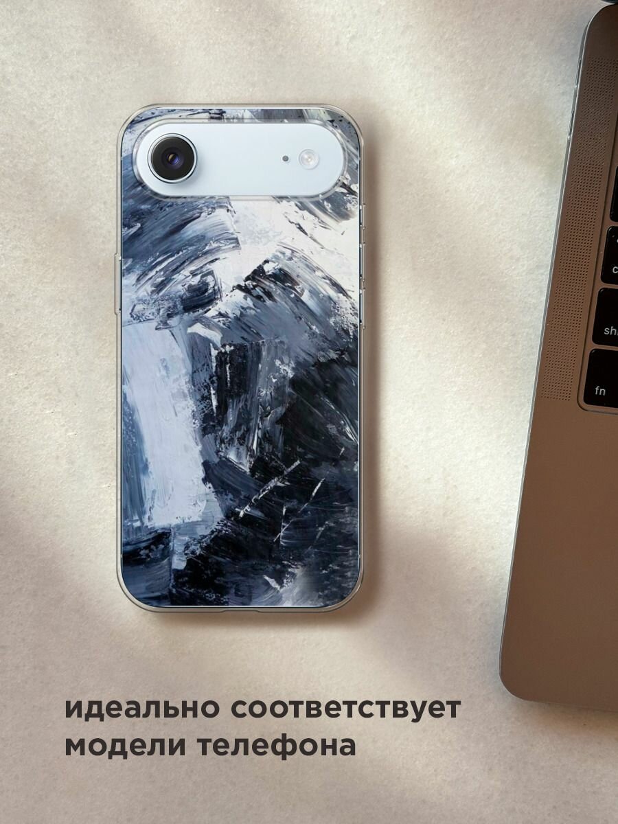 Чехол на Apple iPhone Air / Айфон Айр с принтом "Абстракция живопись" — фото 1