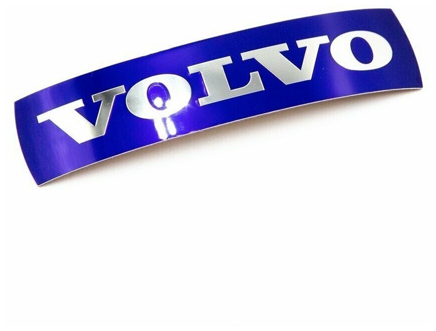 Наклейка эмблемы решетки радиатора Volvo S60 S80 XC70 XC90/ Размер наклейки 116*28 мм