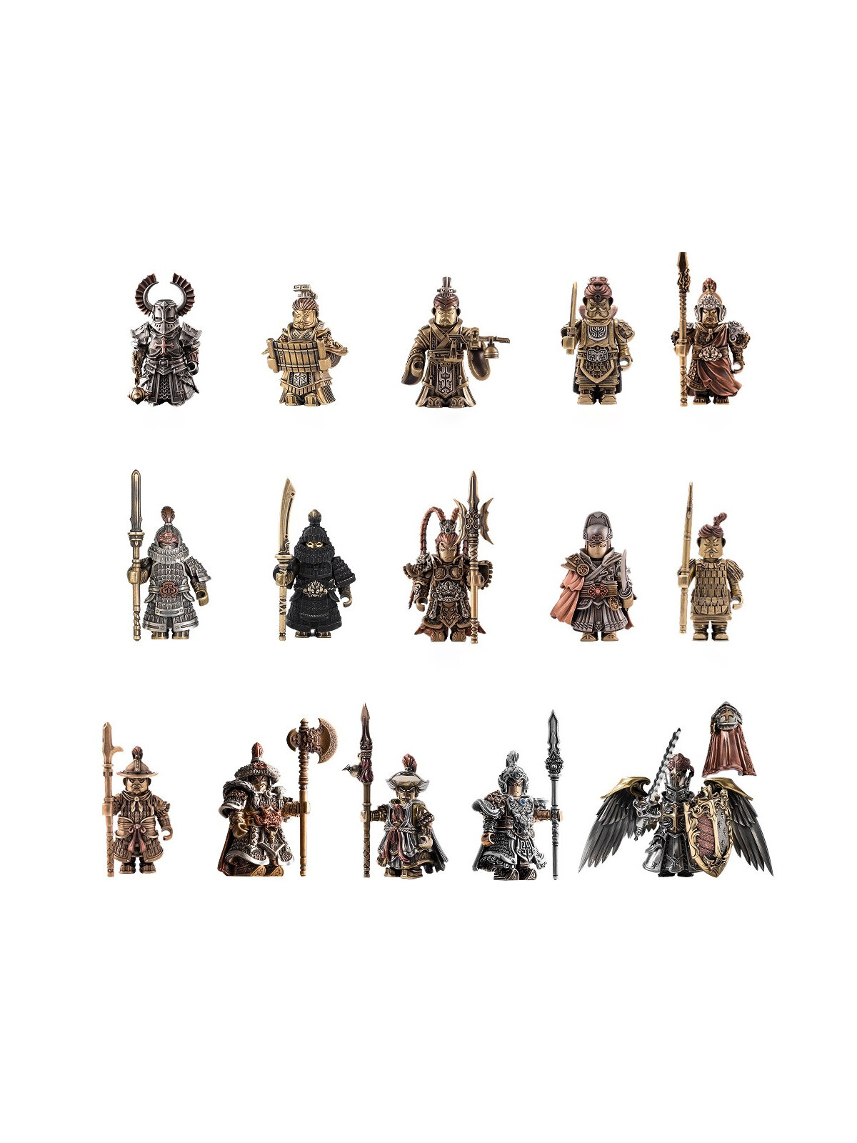 Коллекционный набор серии Паладин: Магнитные металлические статуэтки с оригинальным дизайном от Zuojiang