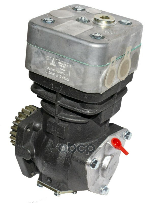 Компрессор МАЗ, белаз, К-700 дв. ТМЗ, ЯМЗ (1 цилиндровый) жид. охлаж. 380л/мин. АЙК-МОТО№ AIKE арт. АМ.3509015-11